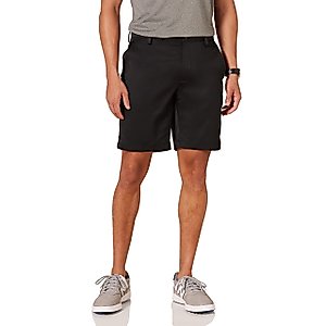 Amazon Essentials Men's Slim-Fit Stretch Golf Short, Black, 33