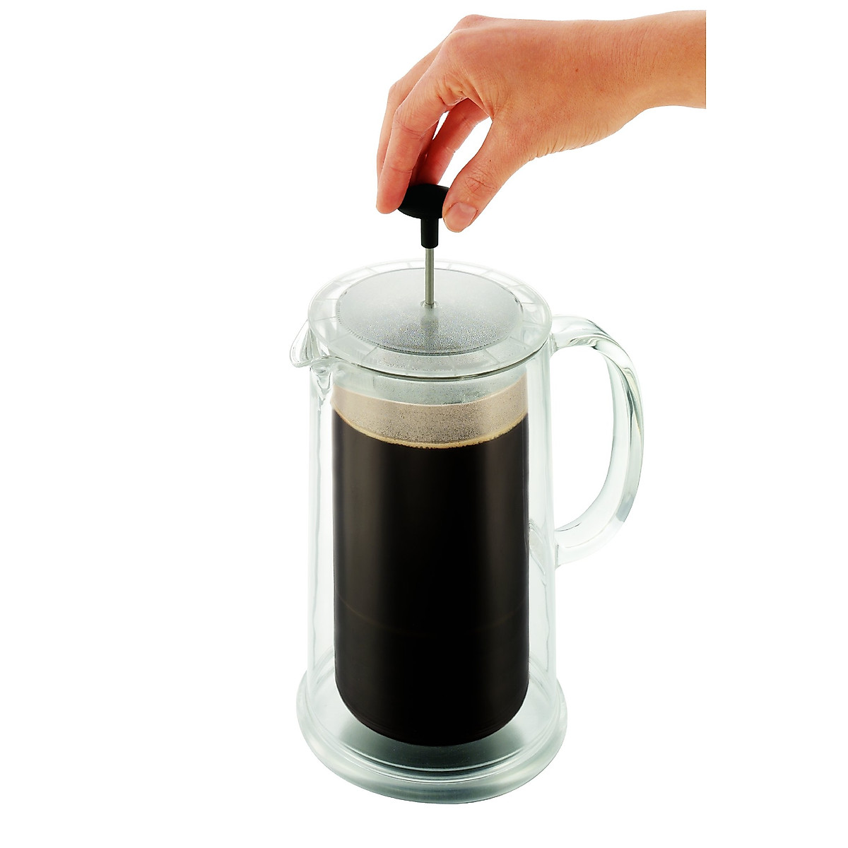 BODUM 1608-10 Thermia Double Wall Coffee and Tea Press, 12.6 x 17.9 x 23.8 cm,Transparent