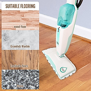 2 Pcs Steam Mop Replacement Pads, Steam Mop Pads Compatible Model Shark Steam Mop S1000 S1000A S1000C S1000WM S1001C SK410 SK435CO SK460 SK140 SK141 S3101 S3250 S3251 S10001C S1200 SK3102 SK3251