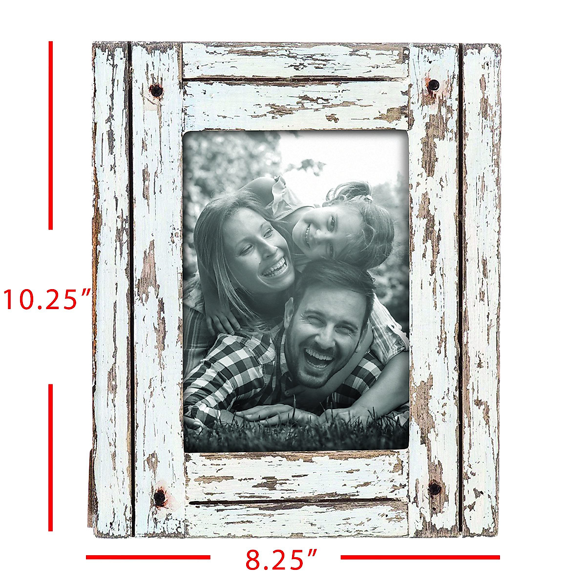 Foreside Home & Garden FFRD06209 5X7 Heartland Photo Frame White