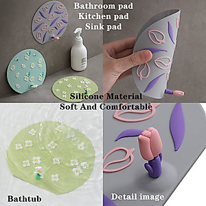 MAOYONG Silicone Drain Stopper for Bathroom, Bathtub, and Kitchen Sink - Anti-Odor Plug 3 Pack