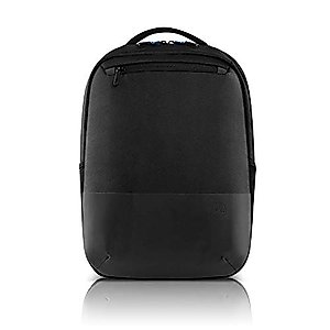 Dell Pro Slim Backpack 15-Keep Your Laptop, Tablet and Everyday Essentials securely Protected Within The eco-Friendly Dell Pro Slim Backpack (PO1520PS), a Slim-fit Backpack Designed for Work and More Black