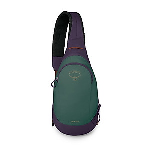 Osprey Daylite Shoulder Sling Bag, Axo Green/Enchantment Purple