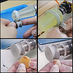 BAINUO 2mm Diamond Coated Grinding Mounted Point Bits Burrs 1/4'' Shank Polishing Rotary Tools for Bracelet Ring Jade Carving or Pet Nail File & Clippers for Dogs Cats