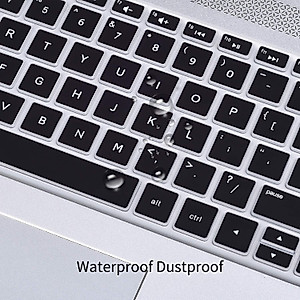 Keyboard Cover for HP Laptop 15.6" 15-dw 15-dy 15-ef 15-cc/cs 15t-dw400 15-dy5033dx 15-dy5073dx 15-dy5399nr dy5599nr 15-dy2703dx dy2702dx 15-ef2099nr 15-dw1083wm, HP Spectre x360 15-ch011dx Skin,Black