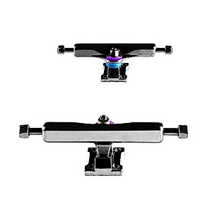 NOAHWOOD Complete Set Wooden (35X97mm Deck) Fingerboards Hand Made Short Nose Short Tail Deck(+Update 5G 34.5mm Ark i Trucks and Need DIY)(Logo PRO Wheels ii) (IP Man Squat)