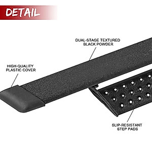 OTHOWE Running Boards Compatible with 2005-2023 ToyotaTacoma Double Cab/Crew Cab with 4 Full-Size Doors (Driver and Passenger Side), Tacoma Step Bars Drop Step Style, 3 Inches.