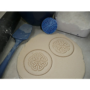 CELTIC KNOT ETERNITY SYMBOLS SET OF 5 COOKIE STAMP EMBOSSERS MADE IN USA PR1616 Multicolor