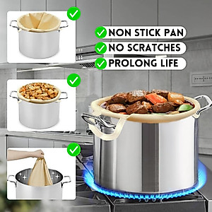 Verdanita Reusable Silicone Crock Pot Liners 3 Pcs - Silicone Slow Cooker Liners - Crockpot Liners for 6-8 Quart Oval or Round Slow Cookers (Gray, Beige, Black)