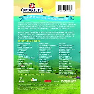 Octonauts The Complete Season 1 / 3 (6 Disc DVD -Over 16.5 Hours - 75 Episodes - 5 Toys Included Gift Set) - Captain Barnacles, Kwazii, Peso Penguin, Meomi