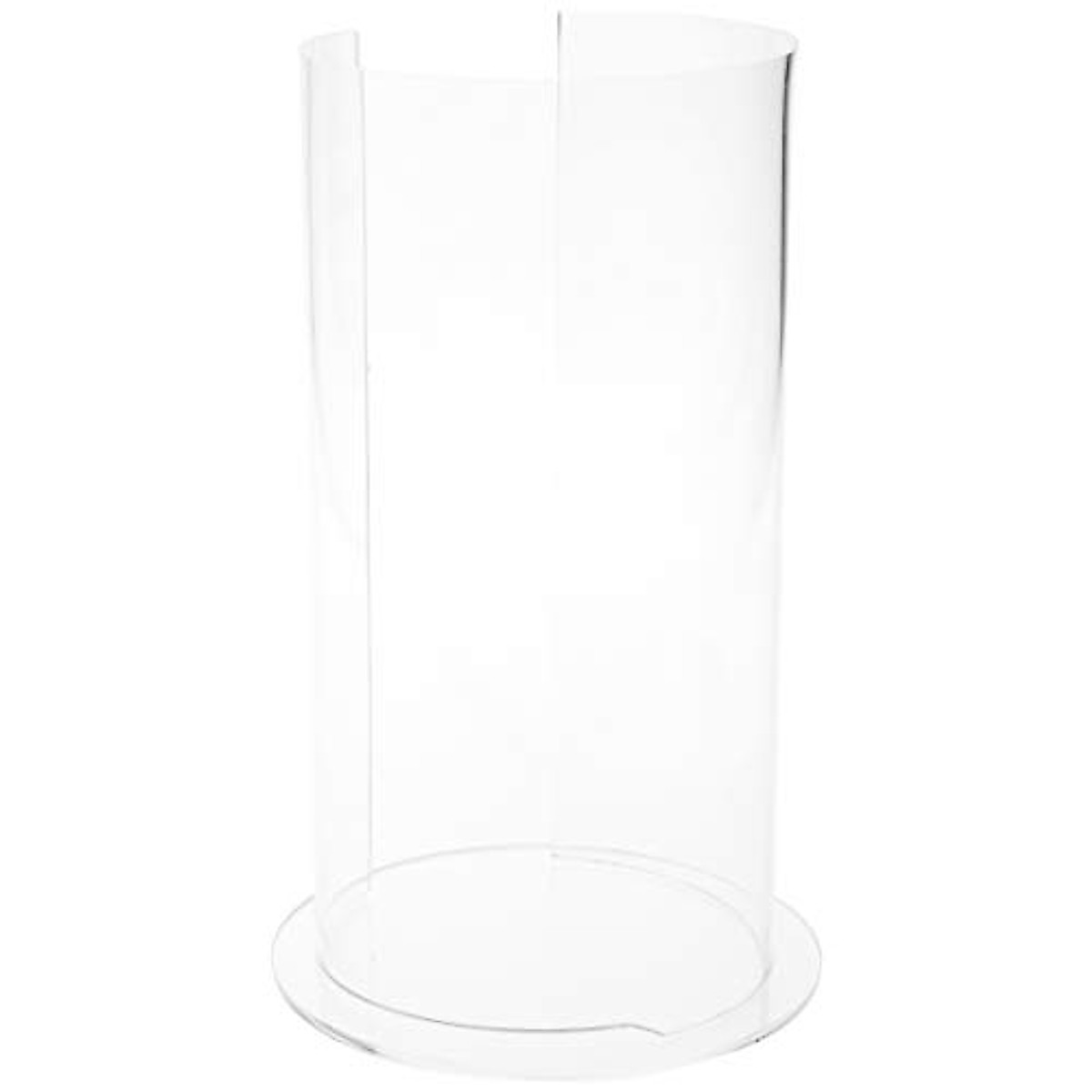 Plymor Clear Acrylic Vertical Headband or Scarf Display (Countertop), 12" H x 7" W x 7" D