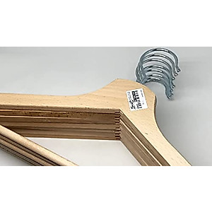 IKEA Hanger Wood Clothes Coat (8 Pack) White Bumerang