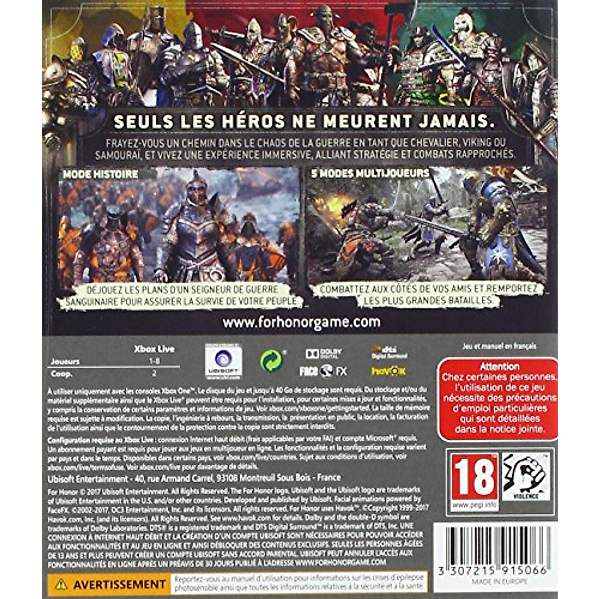 for Honor - Xbox ONE nv Prix