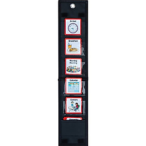 Individual Student Visual Schedule - 1 holder, 55 cards