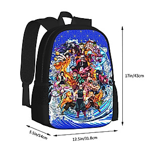 Guainuhai Anime Backpacks 3D Print Cartoon Backpack Fashion Anime Backpack Travel Bags 17inch C