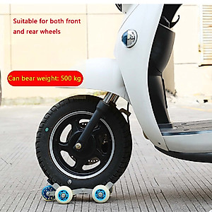 FREEDOH 500kg Self-Rescue Trailer Motorcycle Emergency Self-Rescue Booster Foldable Booster Trailer for Moped Scooters Motorcycles Electric Tricycles Electric Vehicles