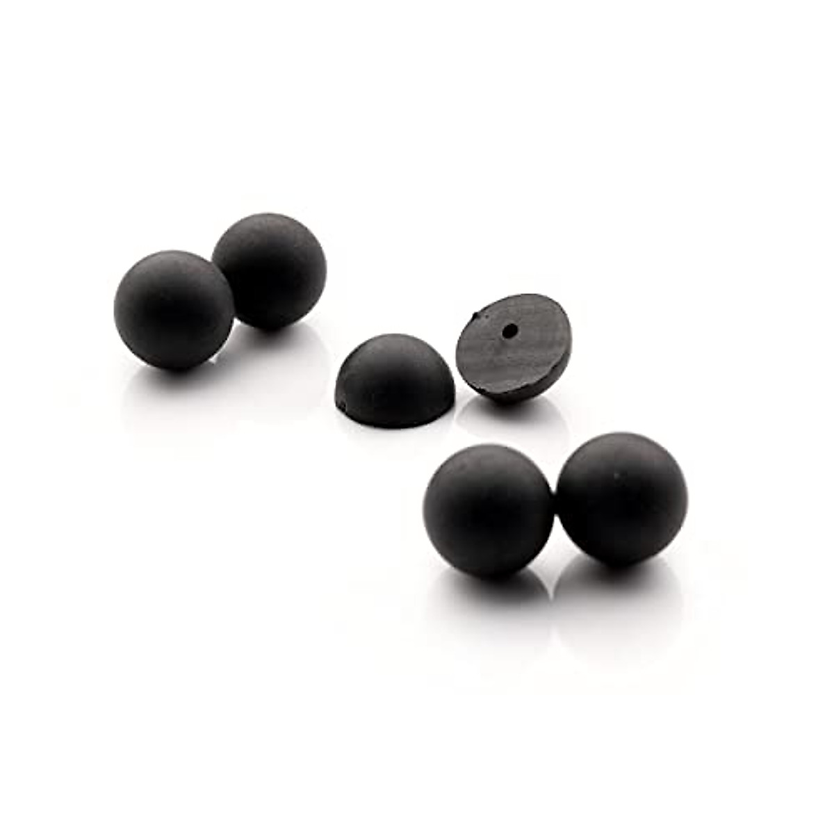 Mercury Rise Self Defense Rubber Ball Ammo for Training Pistol Paintball Gun (10 Count, 50 Cal Rubber Balls)