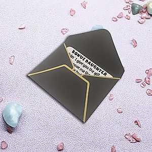 Stepdaughter Gifts Wallet Insert Card from Stepmom Stepdad, Daughter in Law Birthday Card, Step Daughter Proposal Gifts