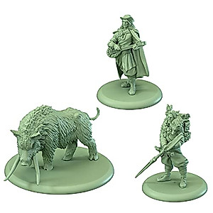 CMON A Song of Ice and Fire Tabletop Miniatures Game Free Folk Heroes III Box Set - Champions of The Wild North, Strategy Game for Adults, Ages 14+, 2+ Players, 45-60 Minute Playtime, Made