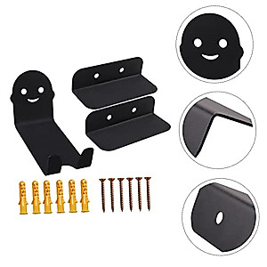 CUBTOL 1 Set Bike Hanger Metal Holder Indoor Bike Metal s Hooks Pot Rack Hook Bike Wall Stand Holders Storage Hooks Bike Supplies Bike Display Rack Bike Storage Hooks Pedal Metal Heavy