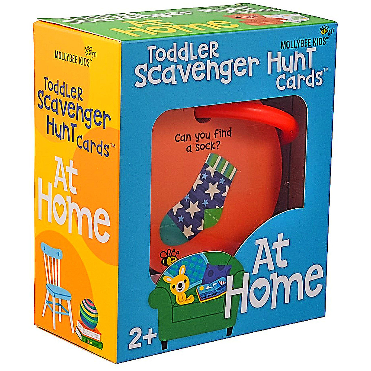 MOLLYBEE KIDS Toddler Scavenger Hunt Cards at Home, Toddler Activity, Ages 2, 3, Indoor Scavenger Hunt Game