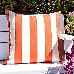Homy Cozy 7H5241-20-Olivia Accent Pillow, 2 Count (Pack of 1), Orange