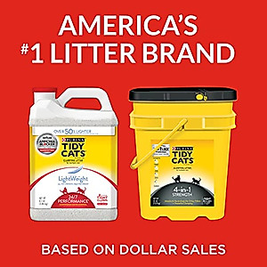 Tidy Cats Scoop Cat Litter Box, For Multiple Cats, 20 Lbs