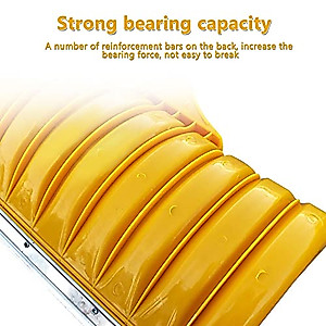 Snow Shovel for Driveway, Snow Shovels for Snow Removal, 22.0*14.2in Plastic Shovel Head, Agricultural Tools, Snow Shovel Push Snowboard Car Emergency Camping Home Garage Garden (Color:Orange)