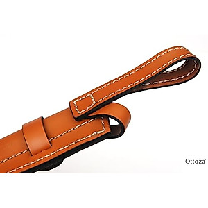 Ottoza Handmade Leather Knife Sheath SIDE DRAW Knife Sheath - Bushcraft Knife Sheath - Hunting Knife Sheath - Survival Knife Sheath - Vertical Knife Sheath Brown TOP GRAIN LEATHER No:75