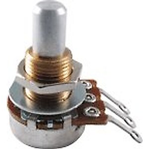 Bourns Mini Guitar Potentiometer, 250K Audio, Solid Shaft