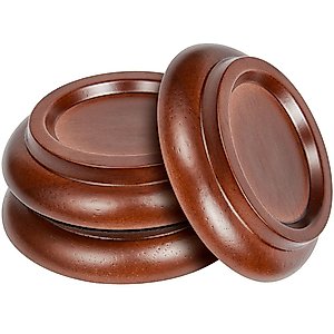 Piano Caster Cups Grand Piano Caster Cups Wood coasters Cups Piano Caster Pads for Grand Piano
