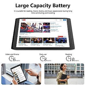 HOTTABLET Tablets Andorid 10 Tablet, 32GB ROM 512GB Expand Tablet Computer, 1280x800 IPS Touch Screen, 2MP&8MP Camera, Bluetooth, WiFi, 6000mAh Battery, Tablet PC
