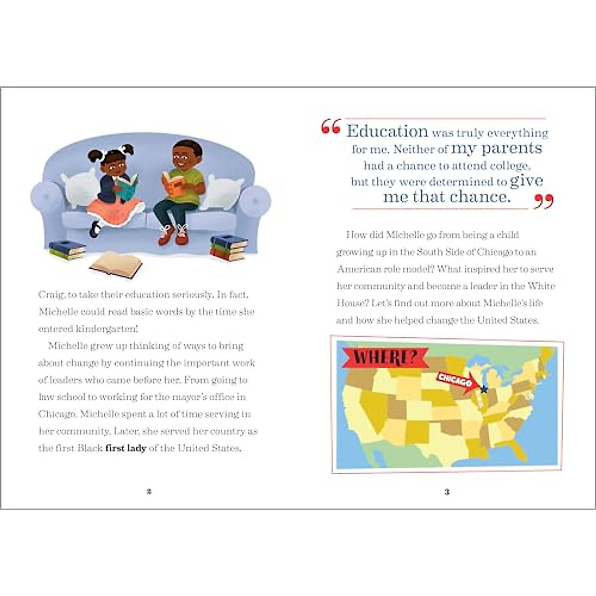 The Story of Michelle Obama: An Inspiring Biography for Young Readers (The Story of Biographies)