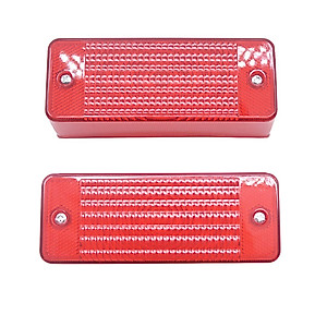 2 Pcs Rear Tail Light Lens 6672276 for Bobcat Skid Steer Loader A300 S100 S130 S150 T110 T140 T180 T190 T200 T250