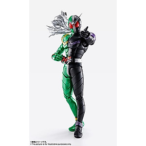TAMASHII NATIONS - Fuuto PI - (Shinkocchou Seihou) Kamen Rider Double Cyclone Joker Futo PI Animated Anniversary, Bandai Spirits S.H.Figuarts Action Figure