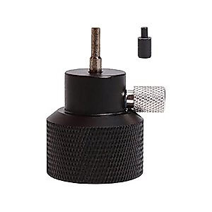 COLOR TREE Airsoft Propane Filling Adapter for Green Gas Tank with Silicone Oil Port Gas Adapter Avoid Leak Black