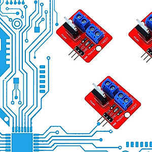 Acxico 10Pcs IRF520 Power MOSFET Driver Module For Arduino MCU ARM Raspberry pi