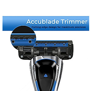 Personna Men's 5 Blade Razor System - Mens Shaving Razors - Razor Handle with 12 Replacement Cartridges