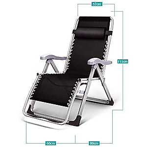 XZGDEN Lightweight Sun Lounger Camping Chairs Lounge Chair, Garden Lounge Chair, Balcony Lounge Chair, 3 Second Folding Lounge Chair