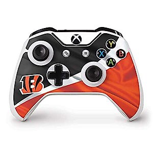 Skinit Decal Gaming Skin compatible with Xbox One S Controller - Officially Licensed NFL Cincinnati Bengals Design