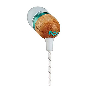 House of Marley Smile Jamaica Wired Noise Isolating Headphones with Microphone, Mint