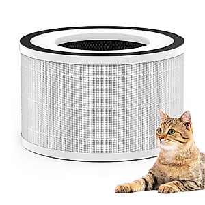 Afloia Air Purifiers for Home Large Room Fiilo White, Afloia Washable & Removable Pet Efficient Replacement Filter