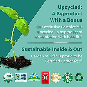 Garden of Life Dr Formulated Calm Daily 3-in-1 Complete Probiotics, Prebiotics & Postbiotics with Ashwagandha - PRE + PRO + POSTBIOTIC Supplement for Immune, Digestive & Mood Support - 30 Day Supply