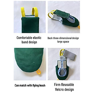 Bird Diaper Harness Flight Suit Clothes with Flying Leash for Parrots Cockatiel Pet Birds, Parrot Clothes, Bird Training Nappy Suit Liners Clothes (L, Black)