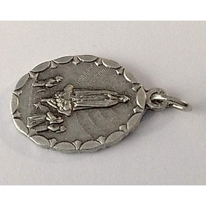 MADONNA OF FATIMA MEDAL (OUR LADY OF FATIMA)- OVAL SHAPE -100% MADE IN ITALY - THE PATRON SAINTS MEDALS