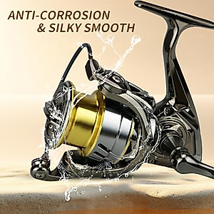 HISHARK Fishing Reel Spinning Reels, 5+1 Ball Bearings,6.2:1 Gear Ratio,HS 4000 Series, Ultra Smooth/Ultralight Perfect for Fishing