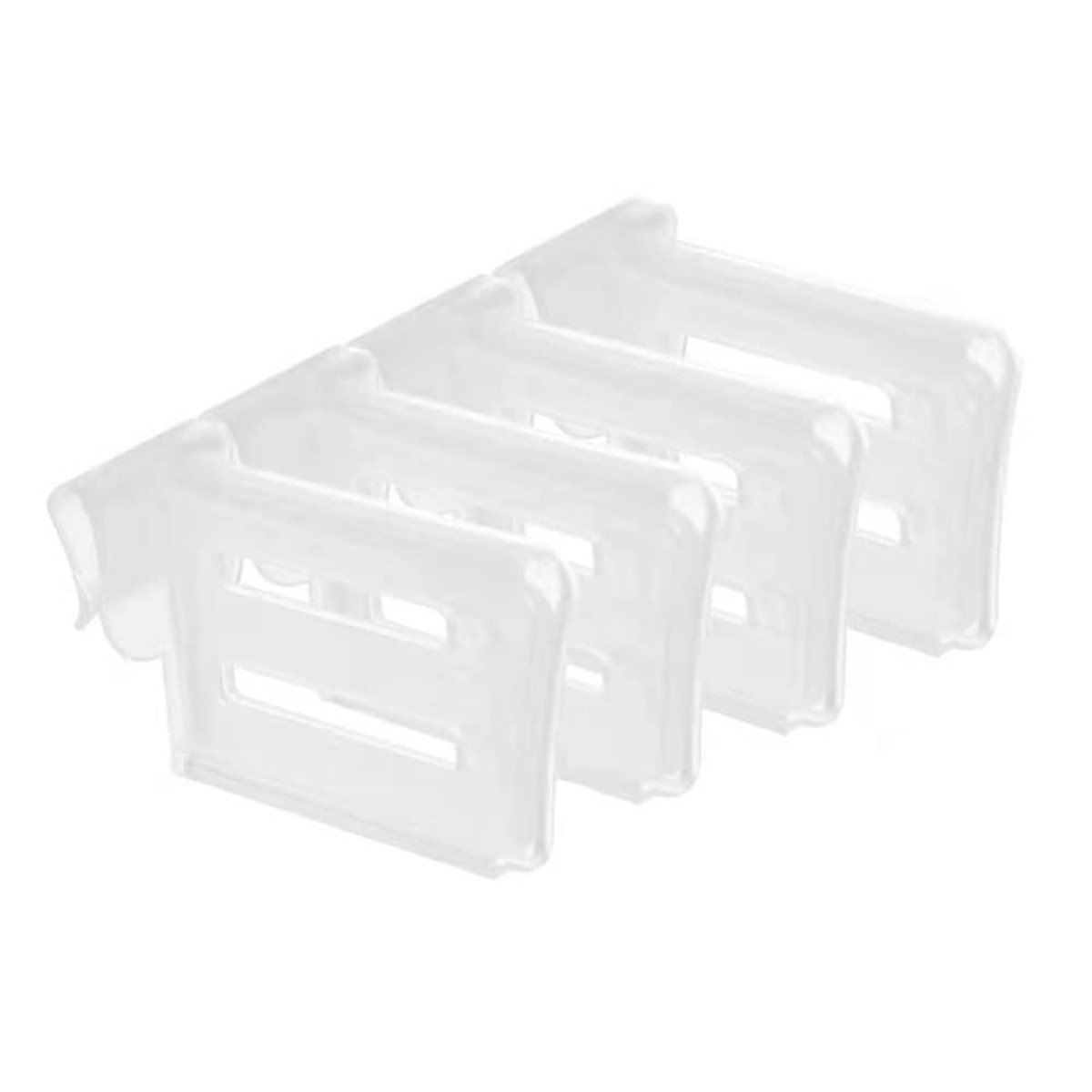 Wsrcxx Adjustable Snap-in Fridge Space Allocator Refrigerator Splitter Refrigerator Dividers Refrigerator Side Door Separator Fridge Space Allocators for Home Kitchen Supplies