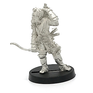 Stonehaven Miniatures Half-Orc Archer Figure (for 28mm Scale Table Top War Games) - Made in USA