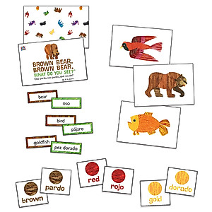 World of Eric Carle Spanish Flash Cards for Ages 3+, Bilingual English and Spanish Flash Cards for Kids with Color word Cards, Preschool and Kindergarten Spanish Flash Cards