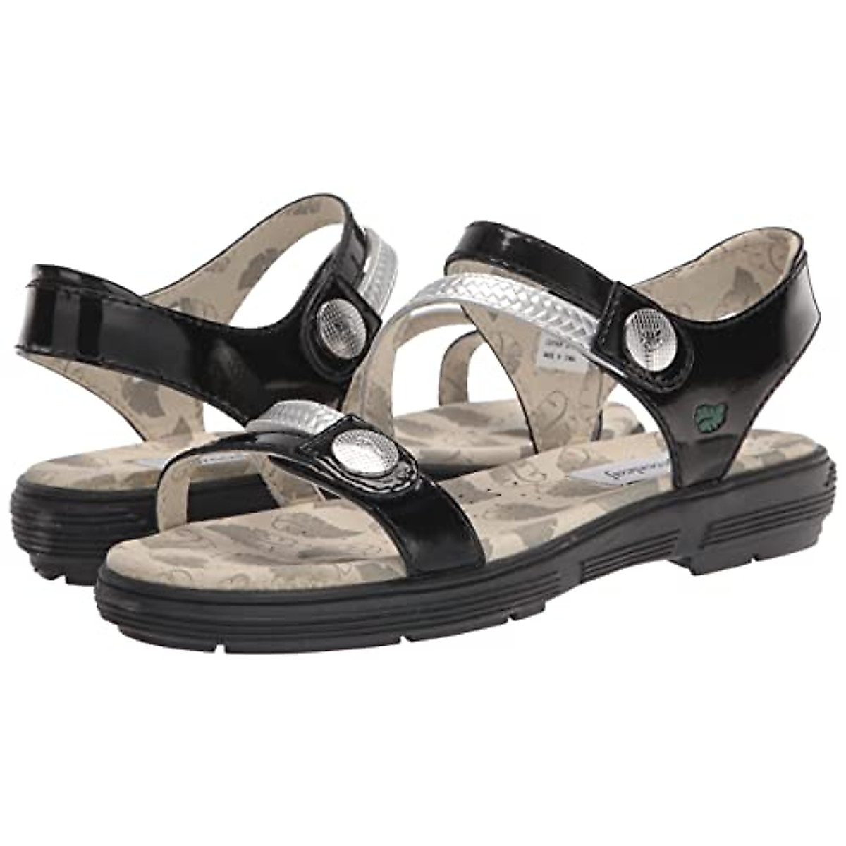 Greenleaf Women's Unity Sandal, Patent Black, 10